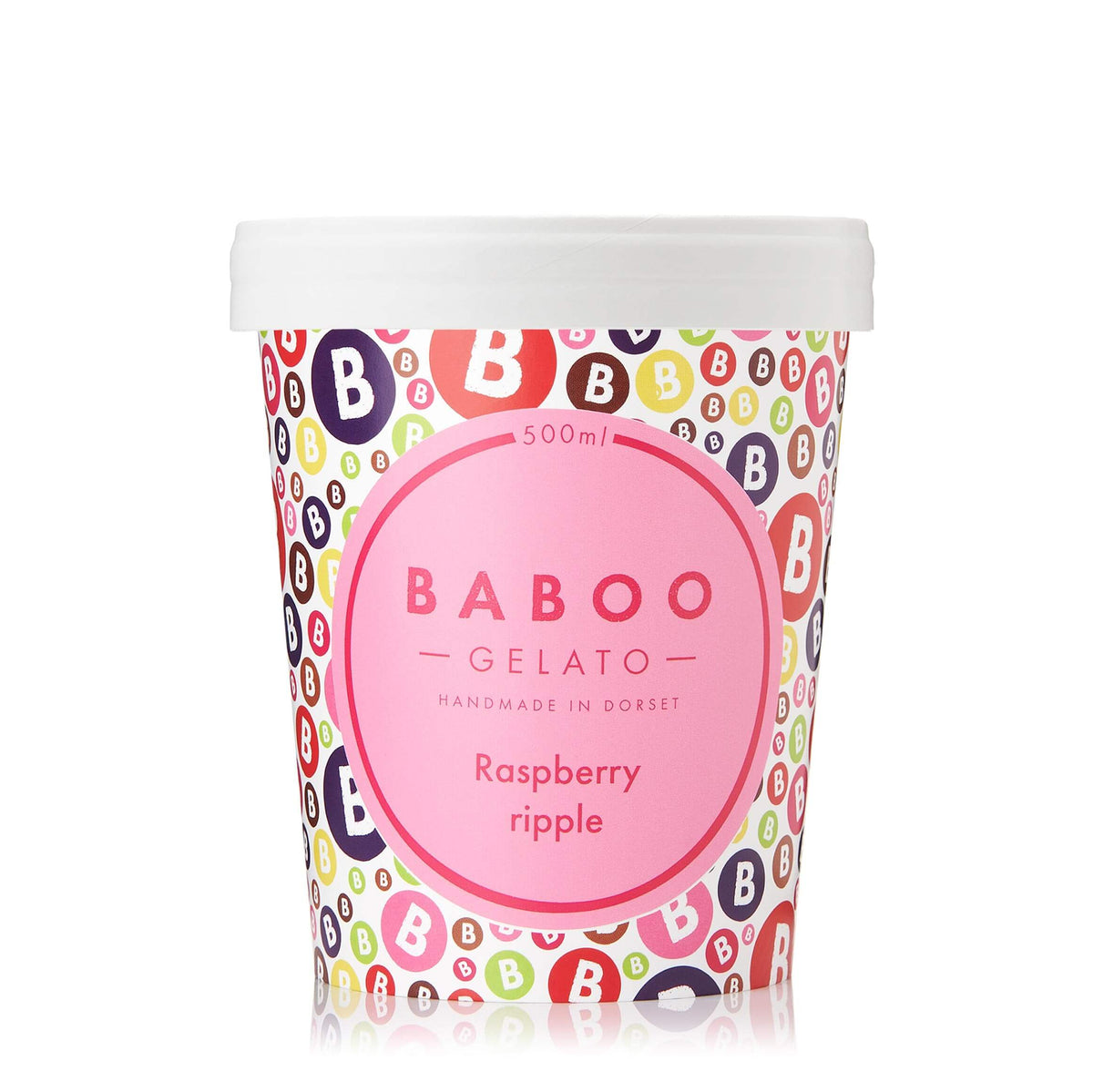 Raspberry ripple Gelato (Artisan Ice Cream) - Baboo Gelato
